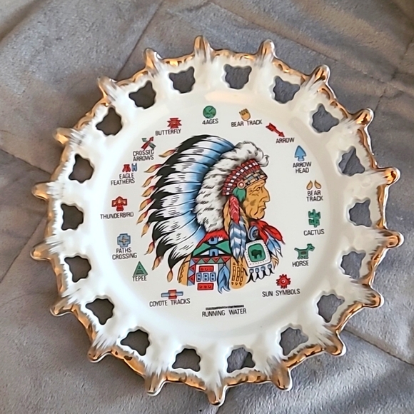 Wall Decor | Chief Running Water Decorative Plate Made In Japan | Poshmark